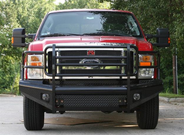 2008-2010 Ford Super Duty Front Ranch Bumper w/ Full Guard (F250 - F350 ...