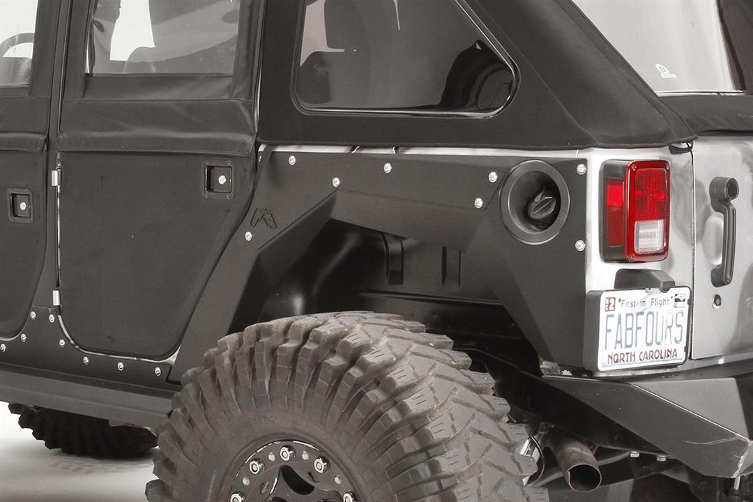 2007-2018 4 Door Jeep JK Rear Replacement Fender | Fab Fours