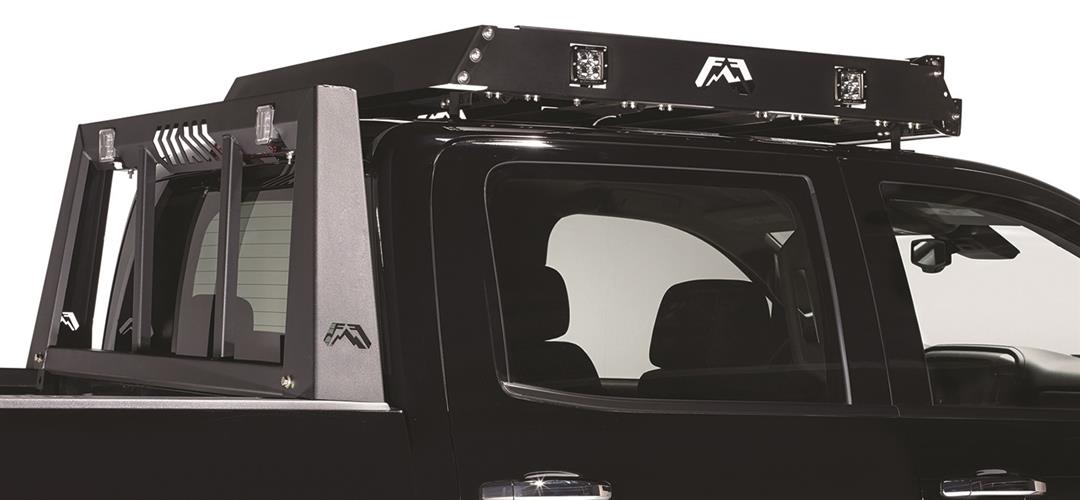 Universal Fab Fours Universal 48" Roof Rack with 2-stage Matte Black ...