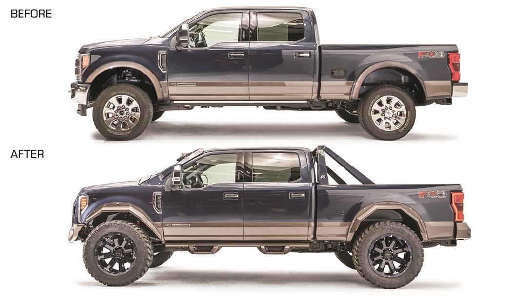 2017-2022 Ford SD Open Fender Flare | Fab Fours