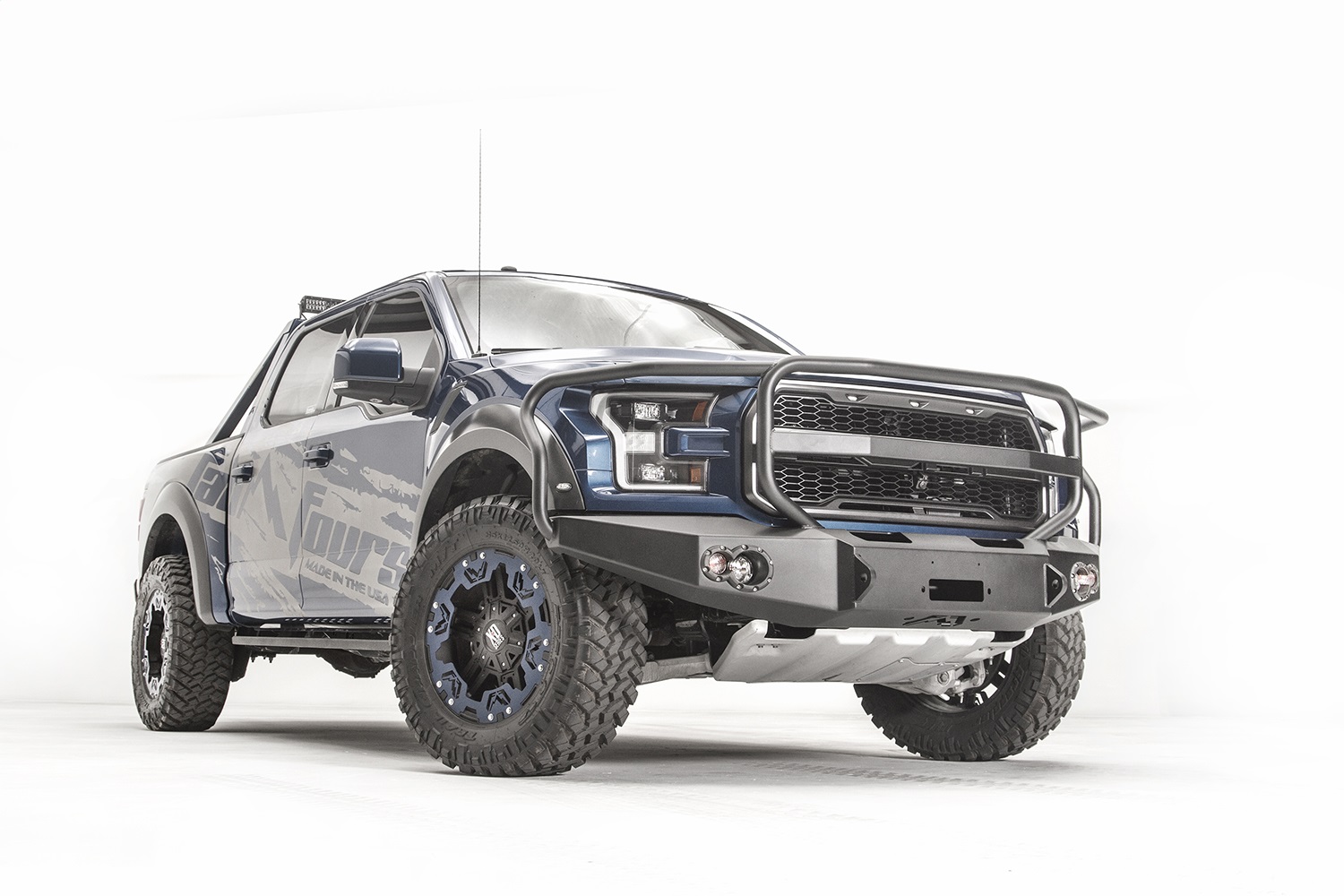 2017-2020 Ford Raptor Front Bumper w/ Full Grill Guard | Fab Fours