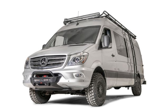 2017-2018 Mercedes Sprinter SH Winch Mount w/ pre-runner guard | Fab Fours