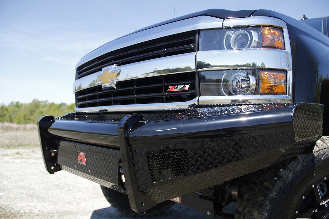 2015-2019 Chevy HD Front Ranch Bumper w/ No Guard (2500 - 3500) w/ Tow ...