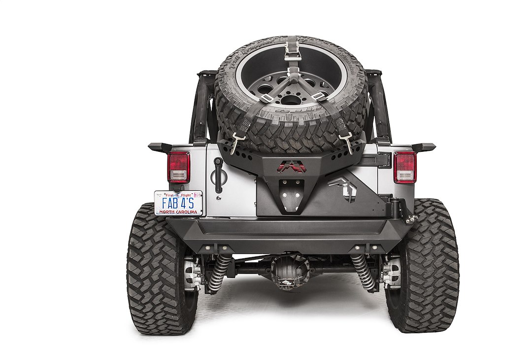 2007-2018 Jeep JK Slant Back Tire Carrier for the Y1261T | Fab Fours
