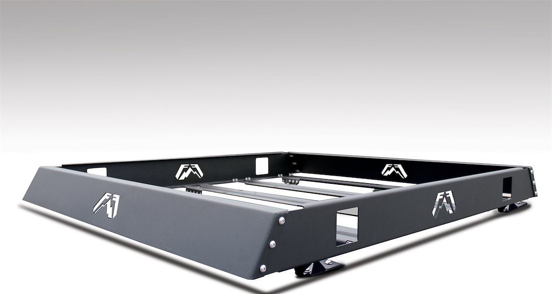 Universal Fab Fours Universal 72" Roof Rack with 2-stage Matte Black ...