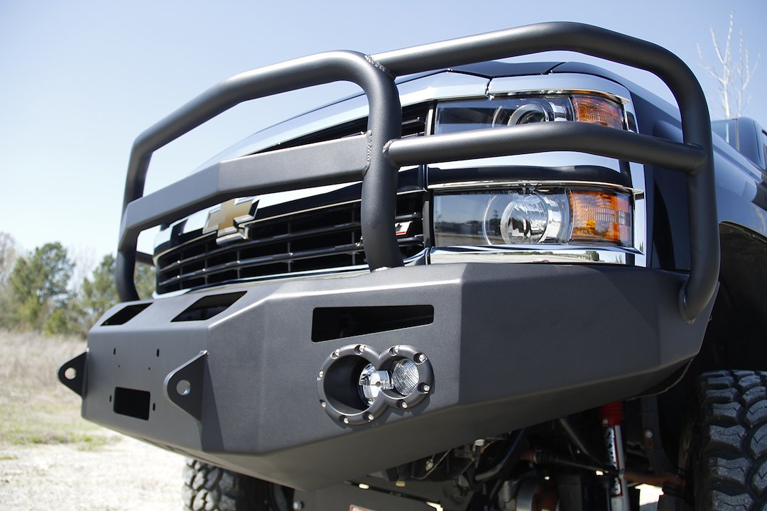 2015-2019 Chevy Heavy Duty Winch Bumper w/ Full Grill Guard | Fab Fours