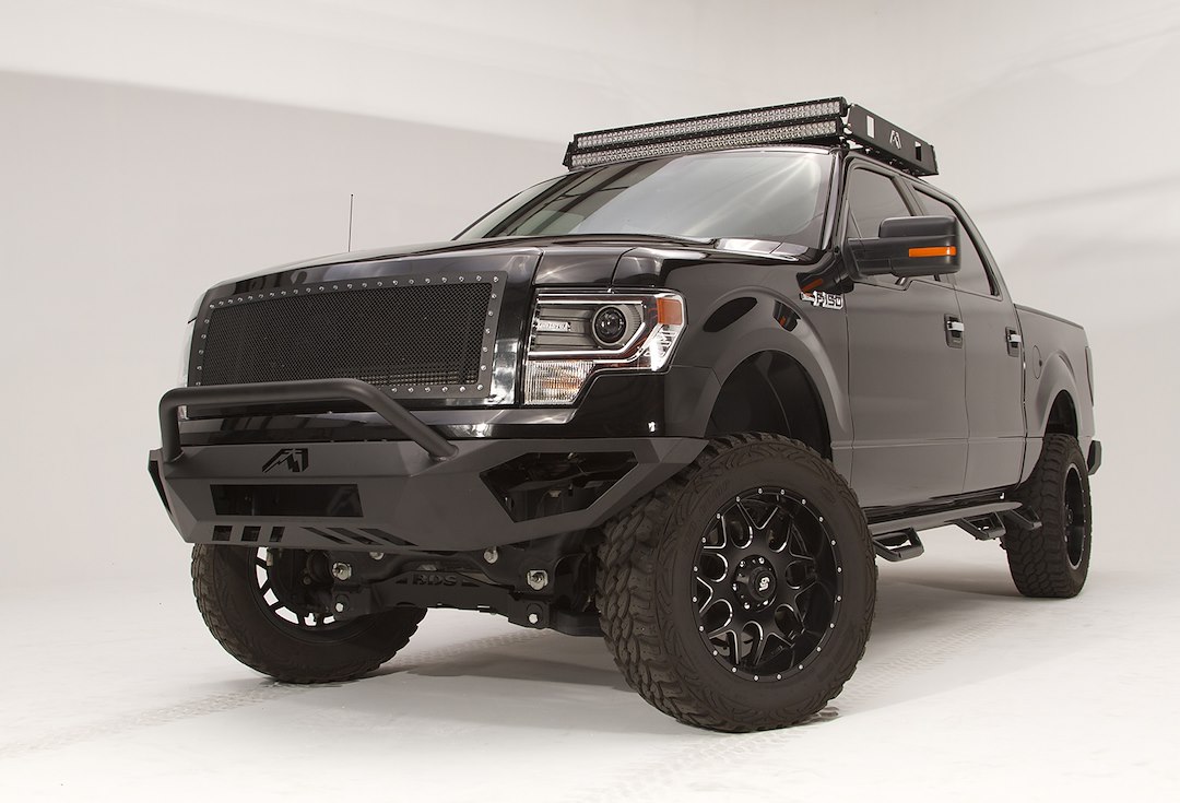 2009-2014 Ford F150 Vengeance Front Bumper w/ Pre-Runner Guard | Fab Fours