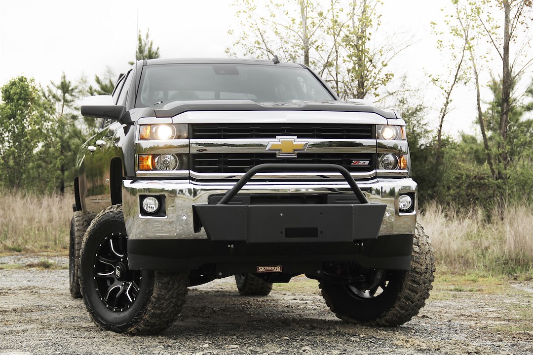 2011-2014 GM 2500-3500 Large Frame Winch Mount | Fab Fours