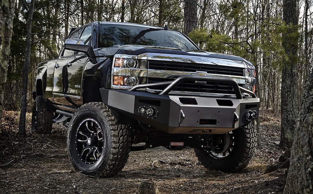 2003-2007 (Classic) Chevy Heavy Duty Winch Bumper w/ Pre-runner Grill ...