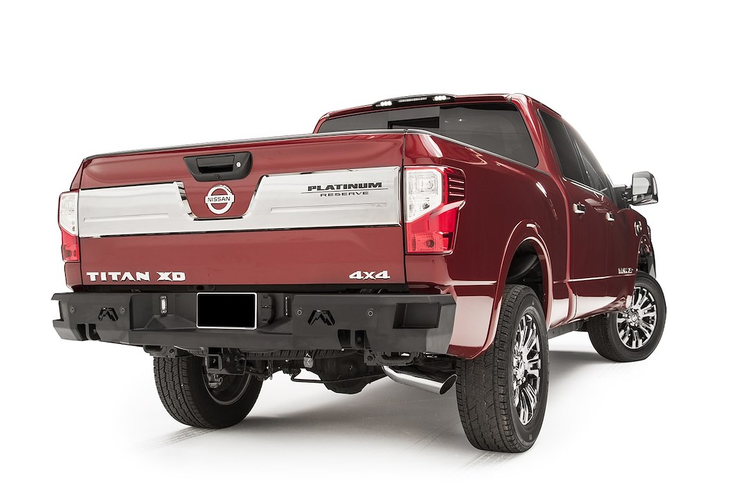 2016-2020 Nissan Titan XD Rear SENSOR Bumper | Fab Fours