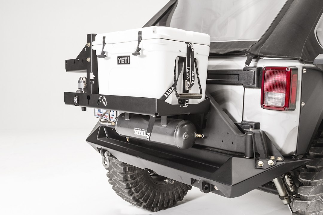 2007-2018 Jeep JK Air Compressor Yeti Tundra 35 Cooler Mount | Fab Fours