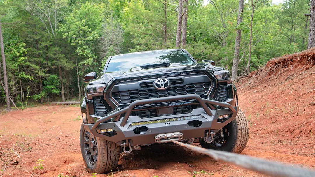 Matrix Series Front Winch Bumper w/ Pre-Runner Guard 2024 Toyota Tacoma ...