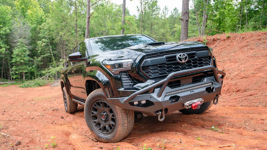 Matrix Series Front Winch Bumper w/ Pre-Runner Guard 2024 Toyota Tacoma ...